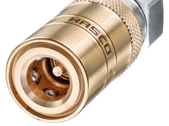 HASCO French Cooling Connector Offers One-Hand Operation and High Flow ...